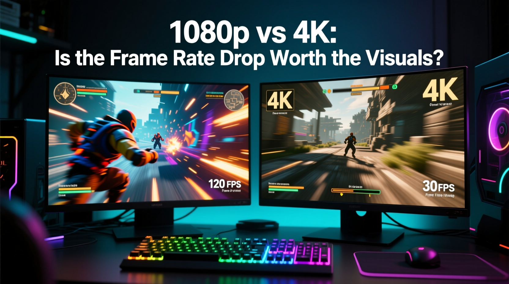 1080p Vs 4k Gaming Is The Frame Rate Drop Worth The Visuals