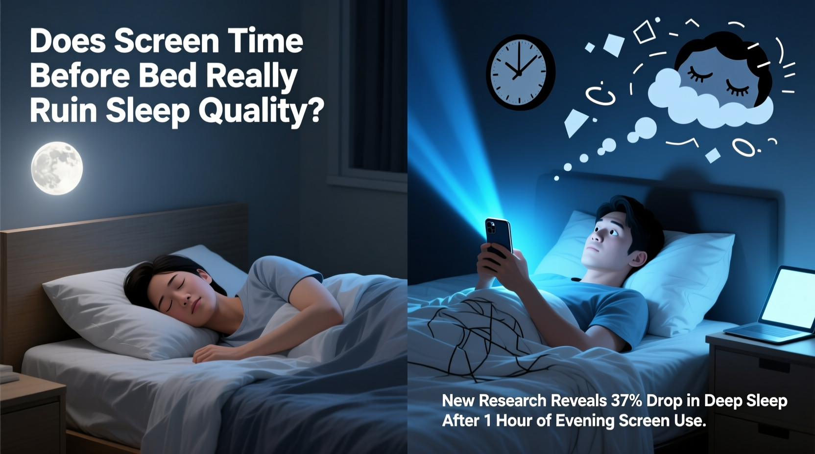 Does Screen Time Before Bed Really Ruin Sleep Quality New Research