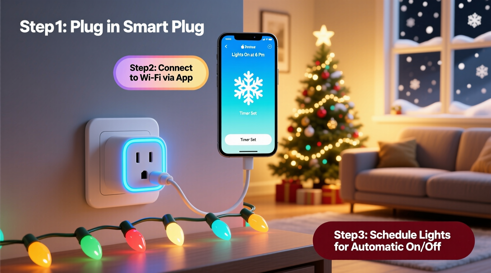 Smart Plug For Christmas Lights Setup Guide To Automate Your Holiday ...