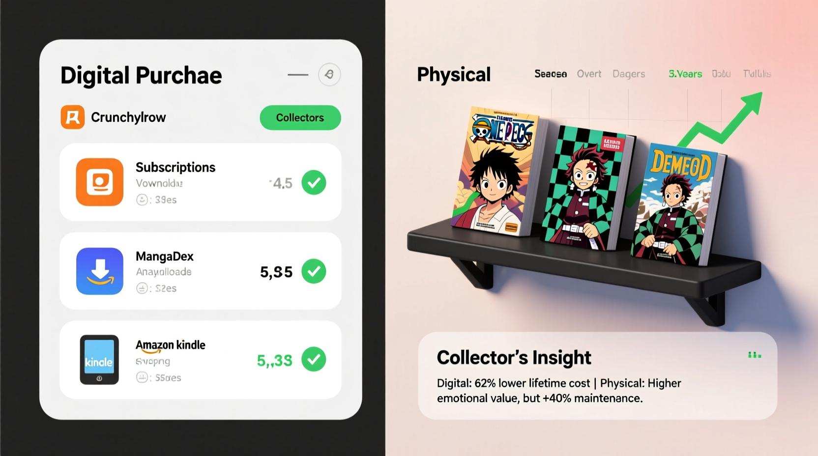 Digital Manga Vs Physical Volumes Cost Analysis For Collectors