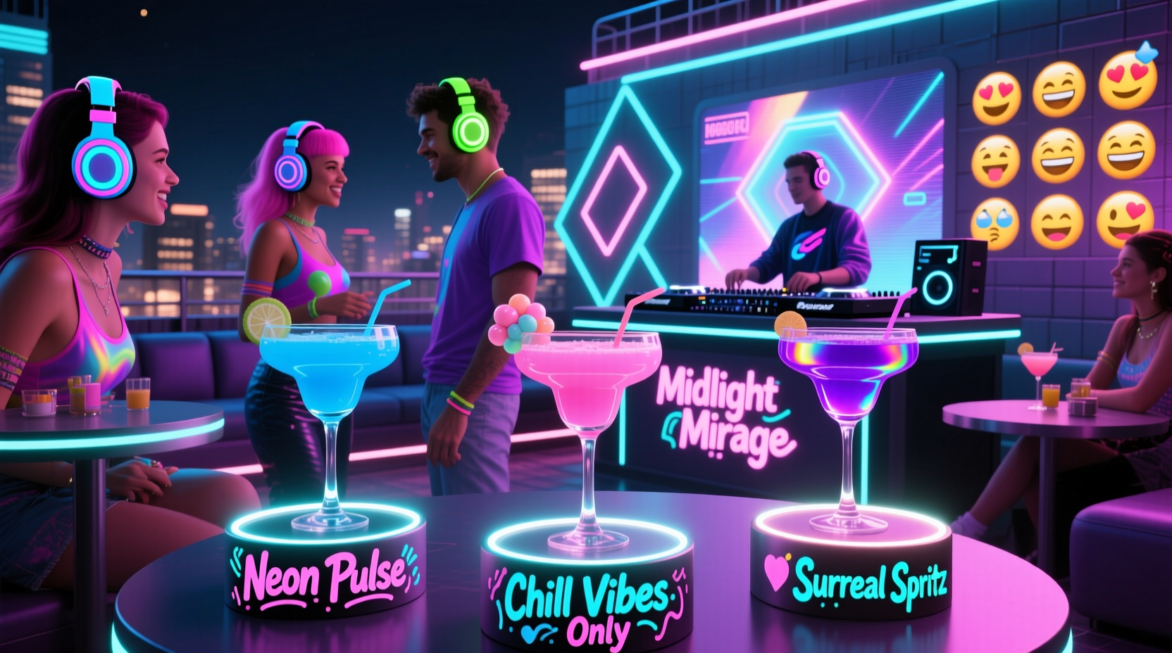 How To Host A Silent Disco With Themed Cocktails For Gen Z