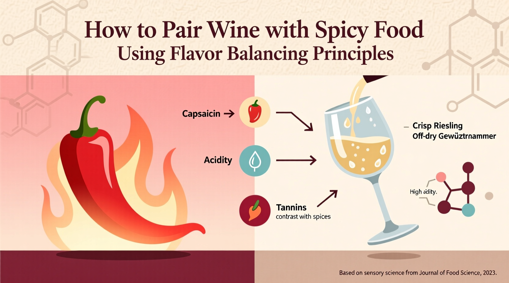 How To Pair Wine With Spicy Food Using Science-backed Flavor Balancing Tips