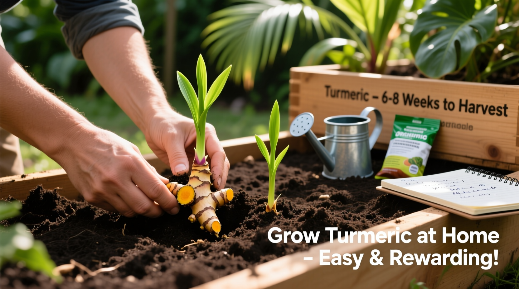Como Cultivar Cúrcuma em Casa: Passo a Passo Prático