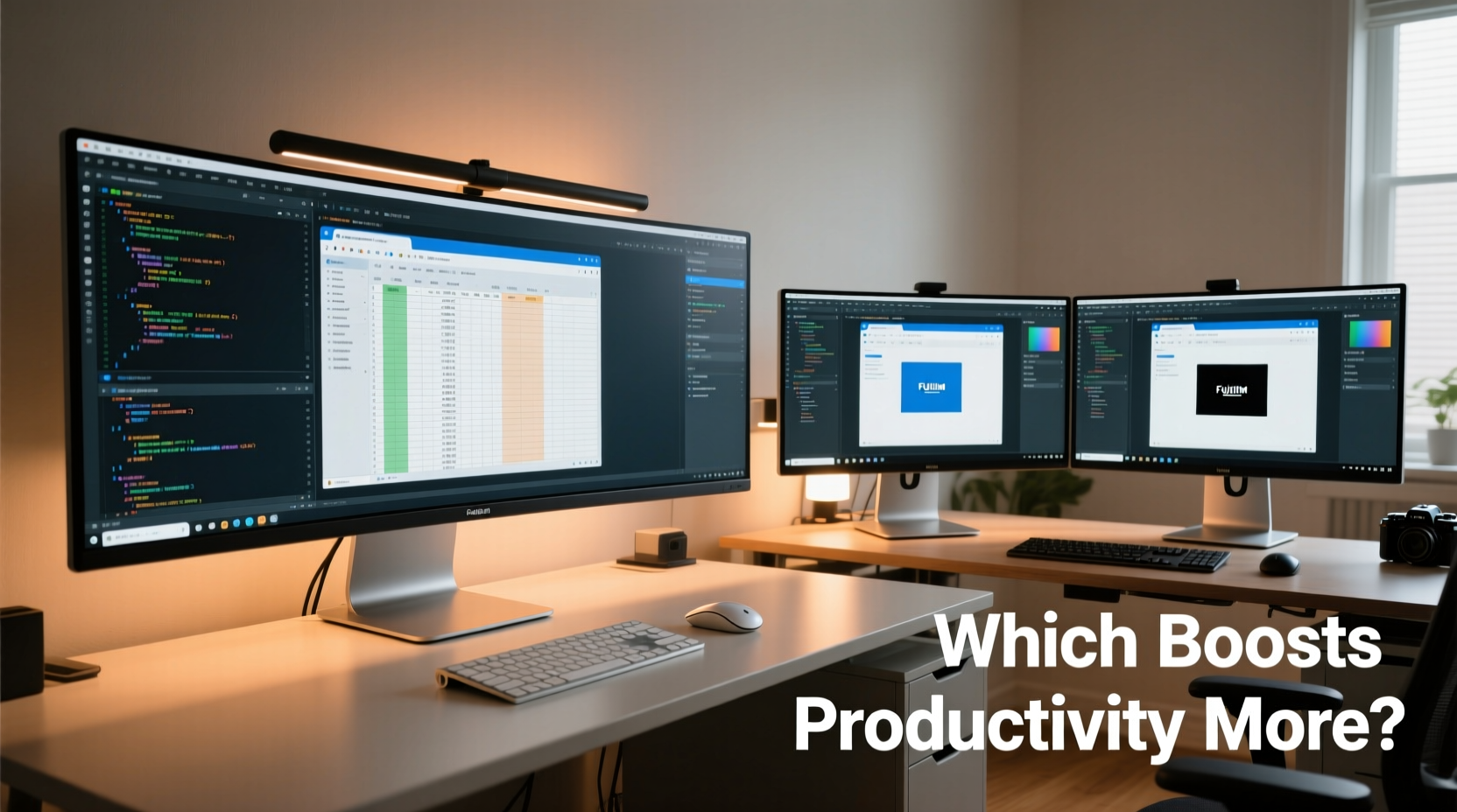 Ultrawide Monitor Vs Dual Setup Which Is Better For Productivity Boosting
