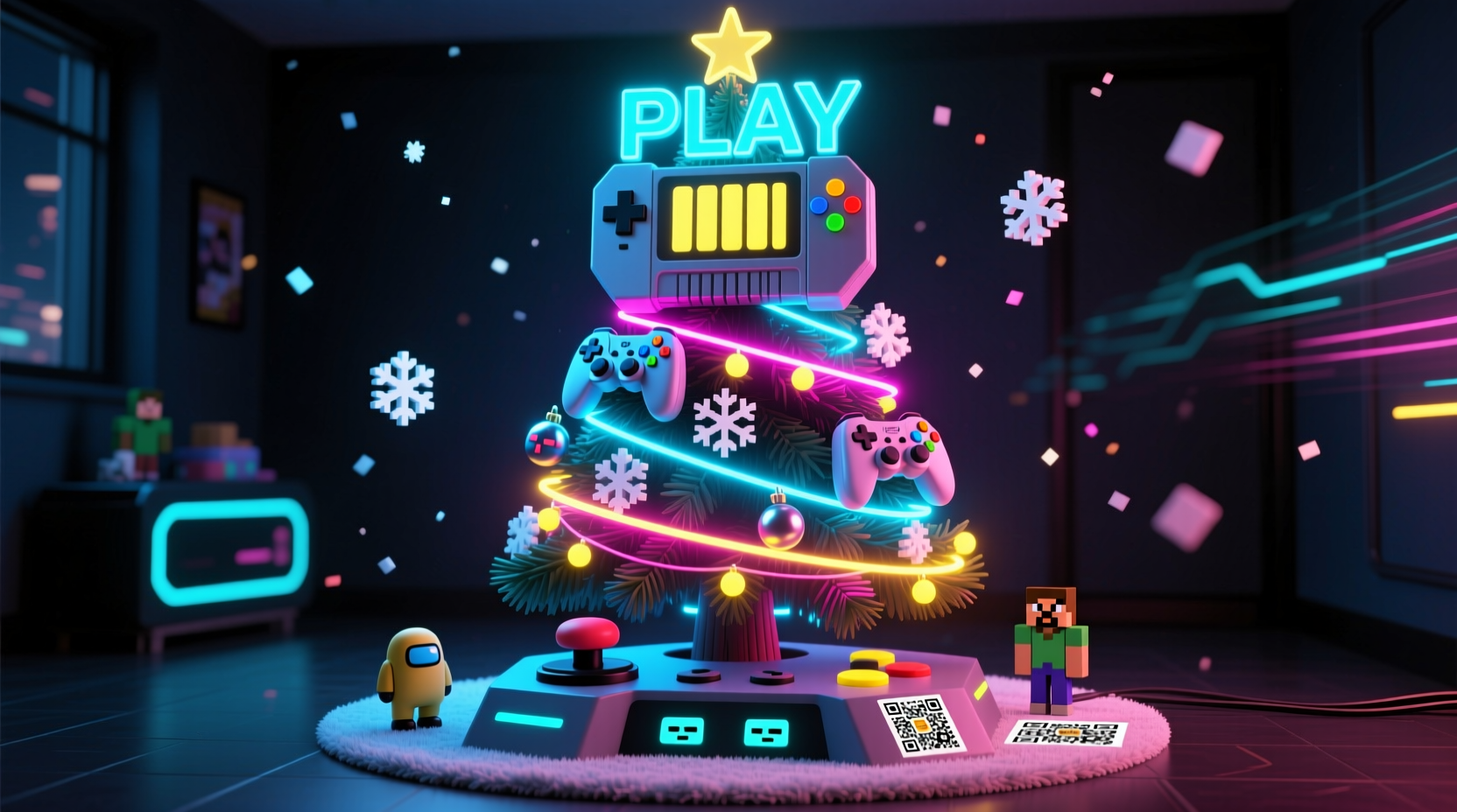 How To Integrate Gaming Console Themes Into Christmas Tree Decoration ...
