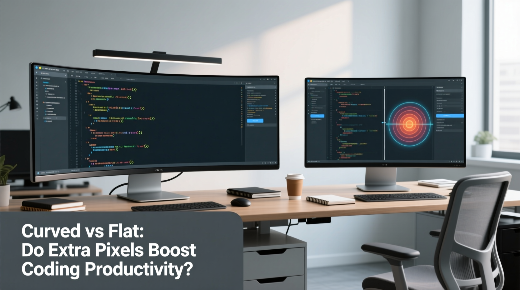 Curved Vs Flat Monitors For Coding Do The Extra Pixels Help Productivity