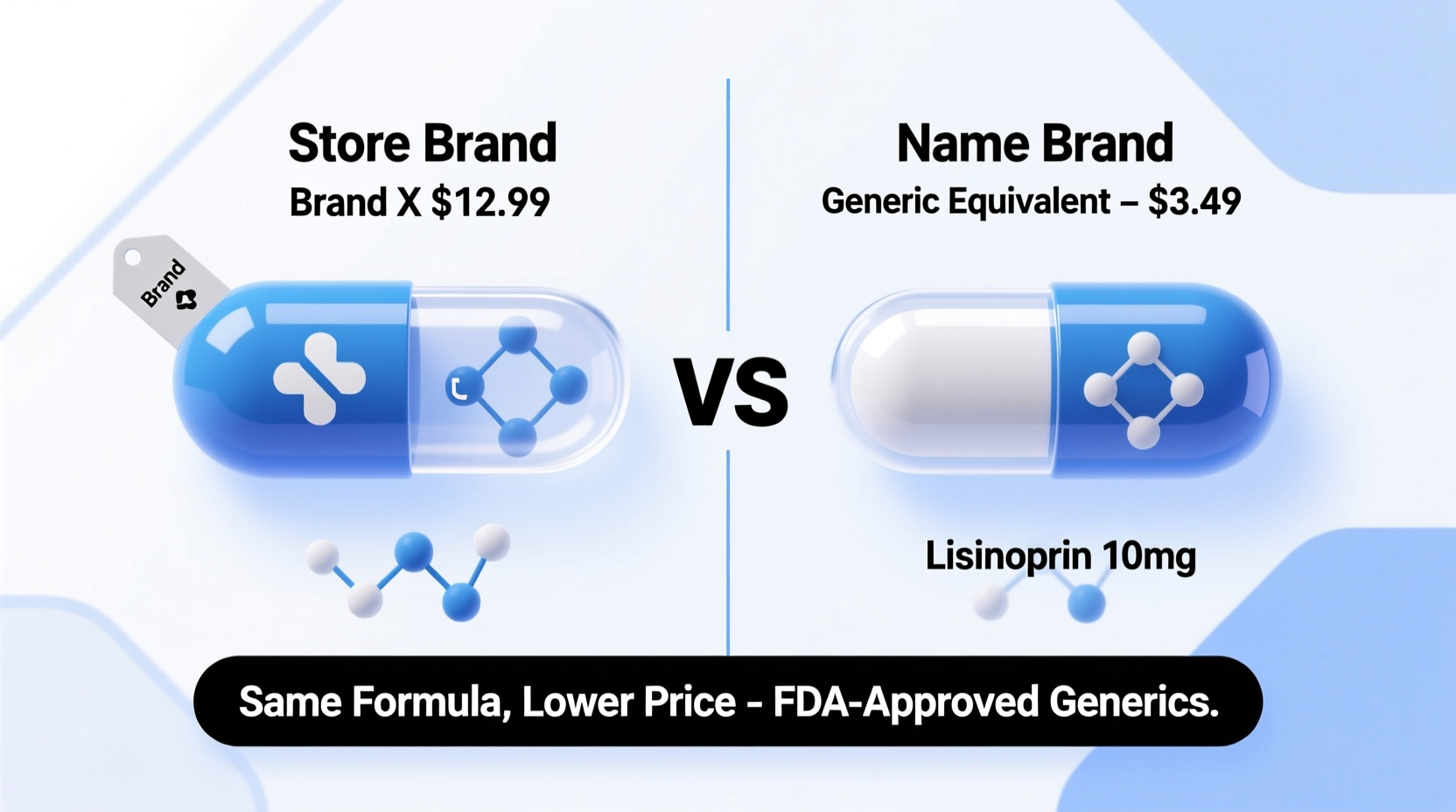 Store Brand Vs Name Brand Medicine Are Generic Drugs Actually The Same ...