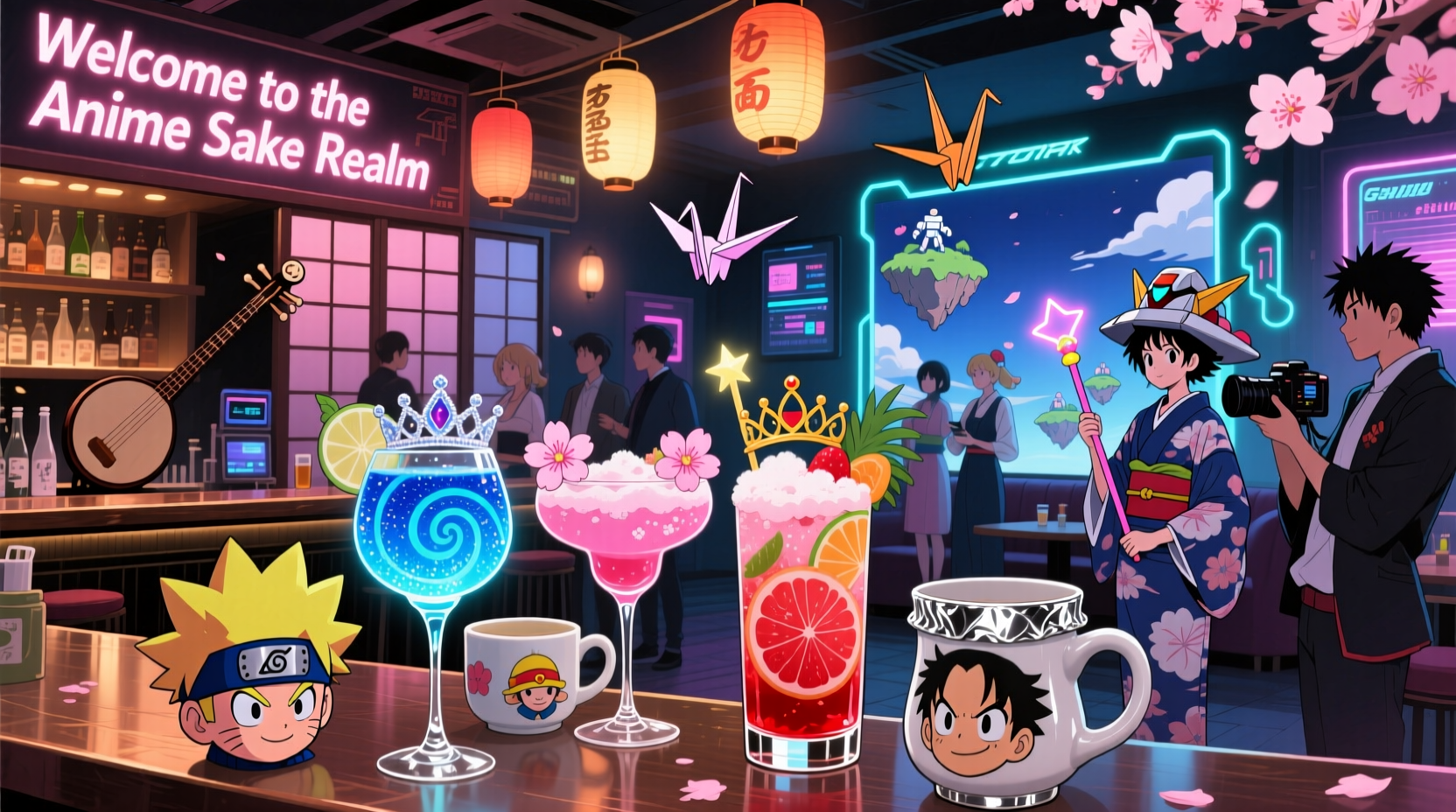 How To Host An Anime-themed Sake Party With Character-inspired Drinks