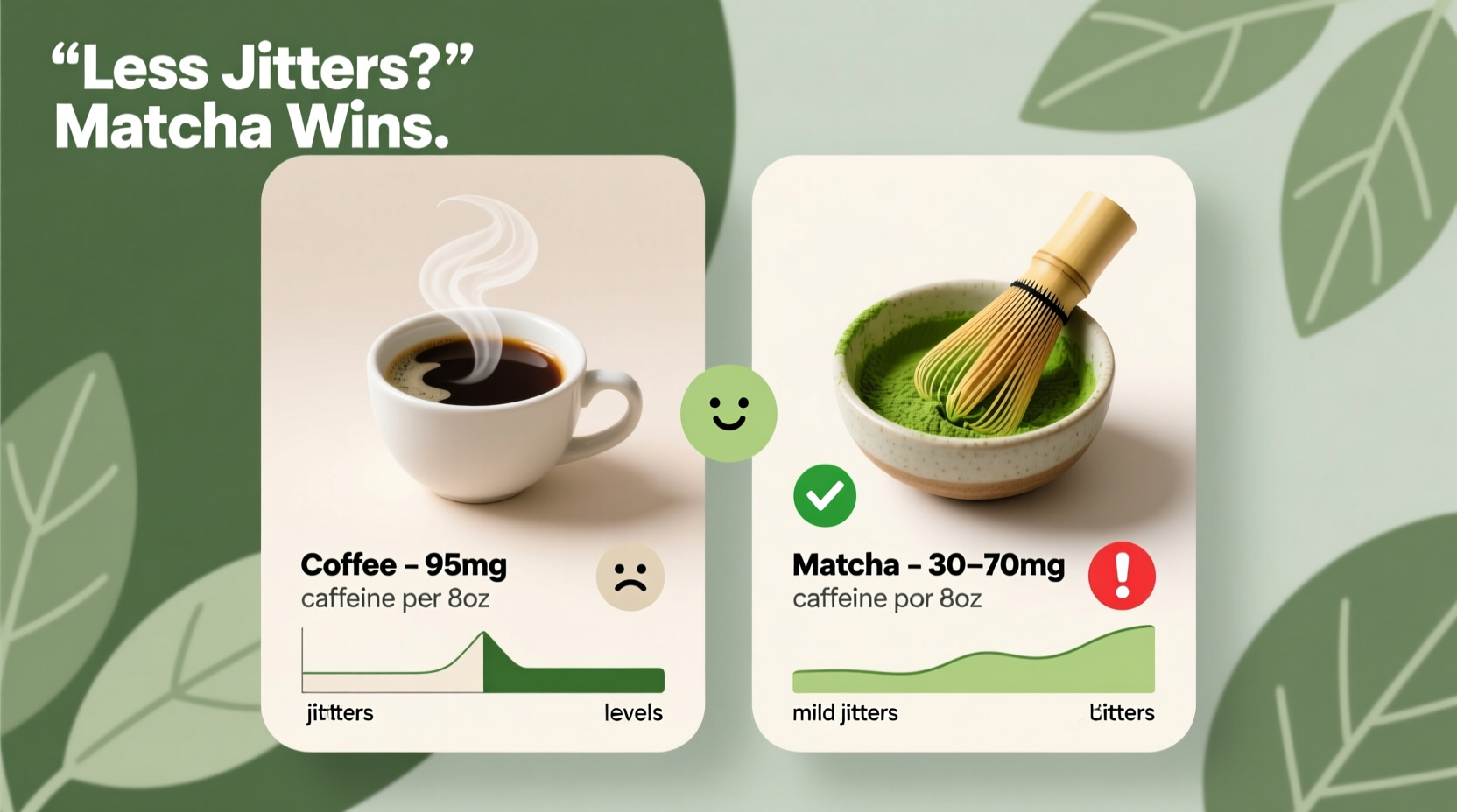 Matcha Vs Coffee Which Caffeine Source Actually Causes Less Jitters