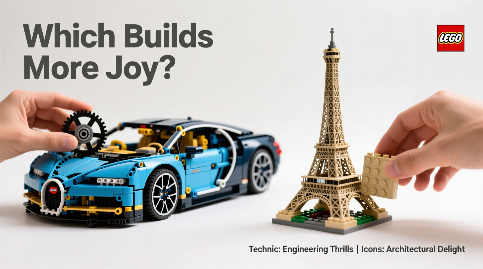 Lego Technic Vs Icons Which Sets Are Actually More Fun To Build