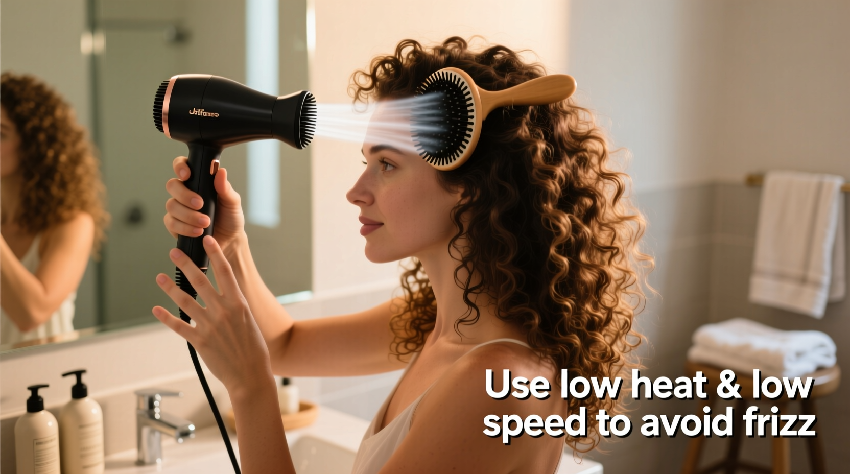 How To Use A Hair Diffuser For Curly Hair Without Frizz Or Flattening