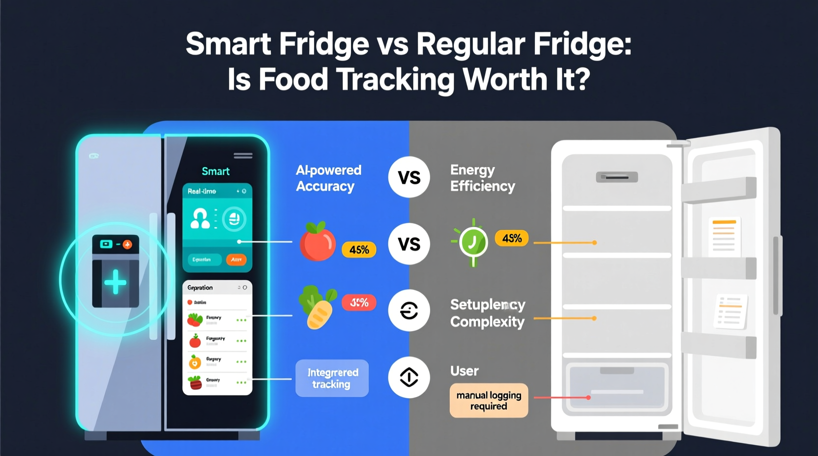 Smart Fridge Vs Regular Fridge Is Food Tracking Really Useful Or Just ...