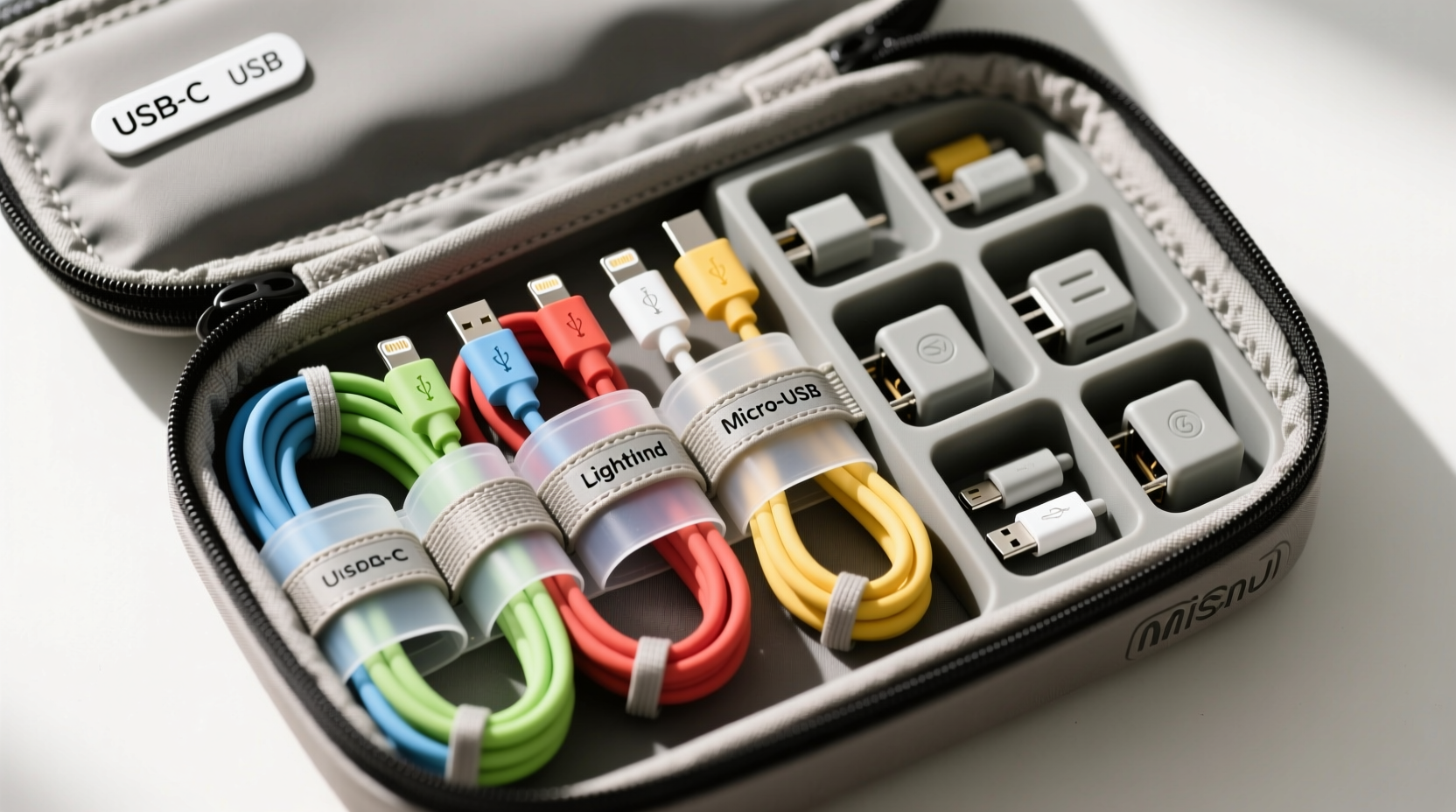 How To Organize Loose Charging Cables In A Travel Pouch Efficiently