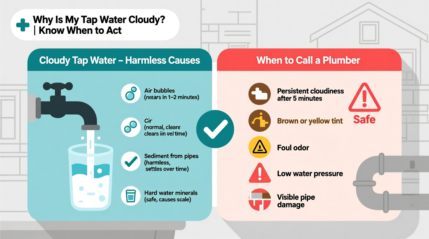 Why Is My Tap Water Cloudy Harmless Causes Versus When To Call A Plumber