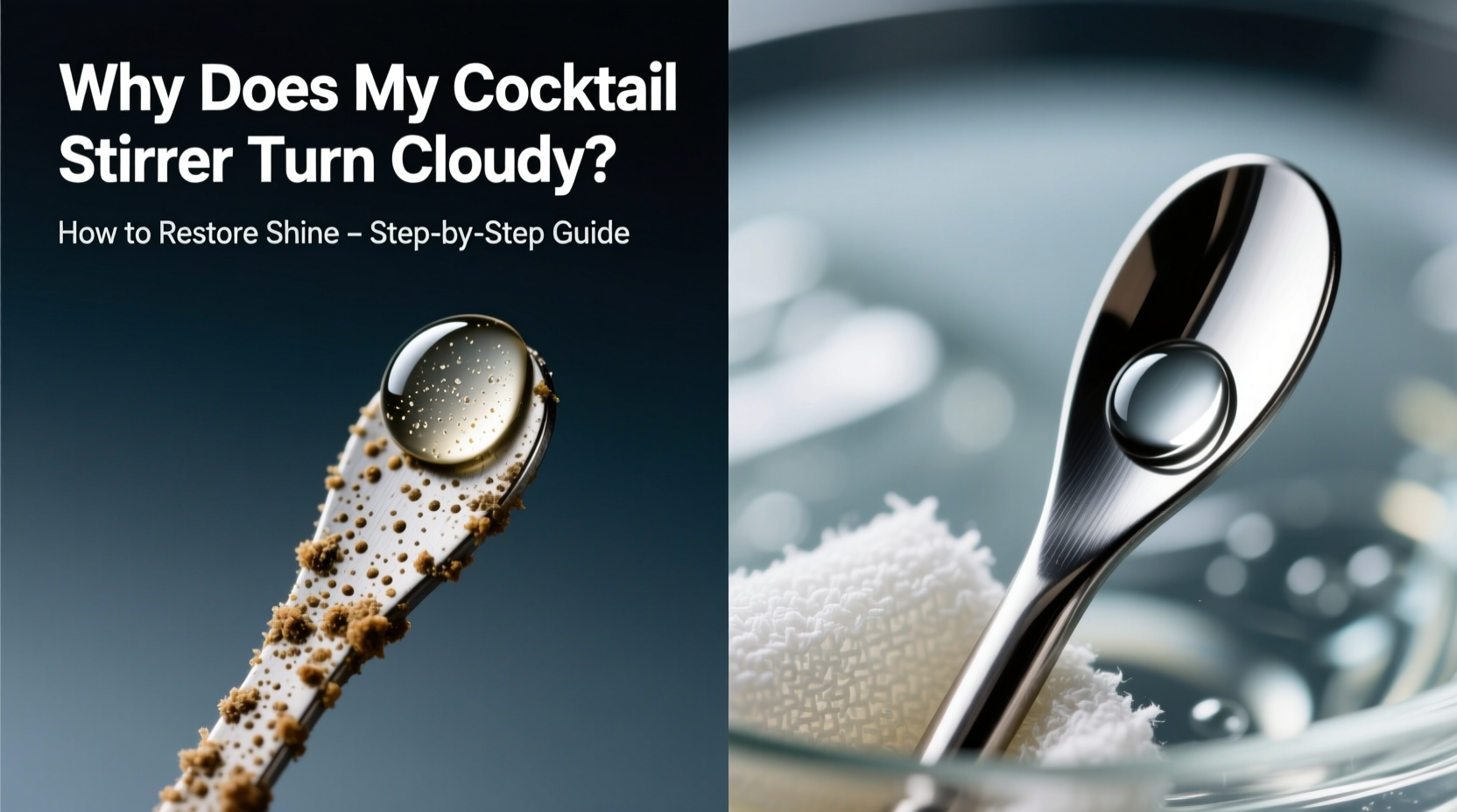 Why Does My Cocktail Stirrer Become Cloudy And How To Restore Shine