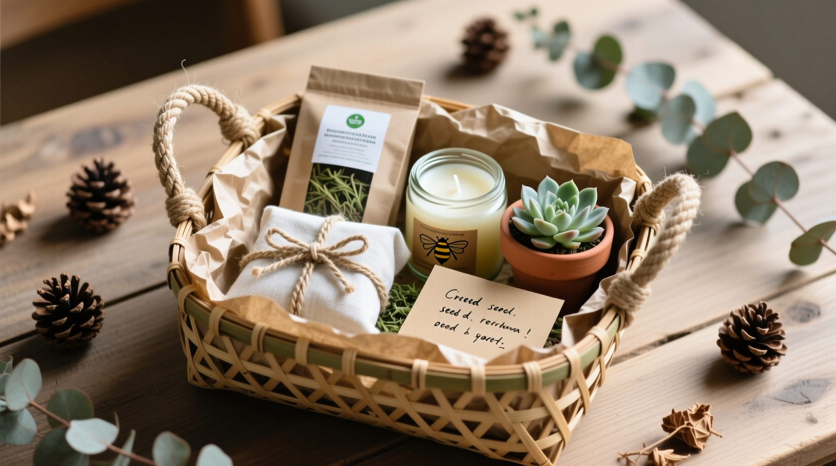 How To Craft A Christmas Gift Basket Using Only Sustainable Materials