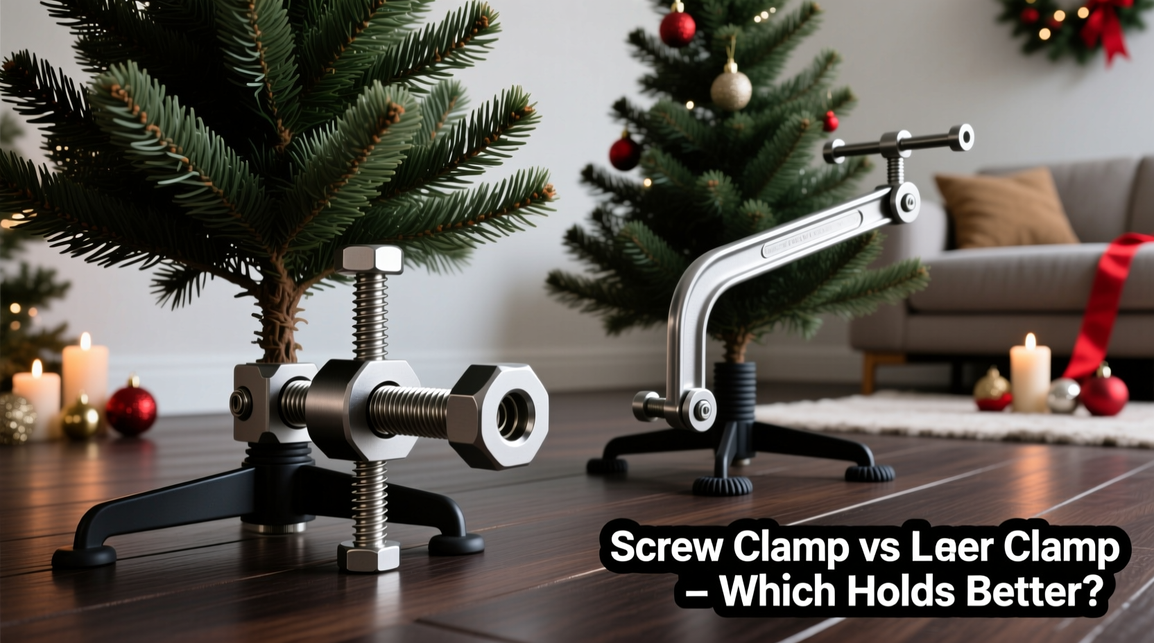 Christmas Tree Stand Types Screw Clamp Vs Lever Which Holds Better