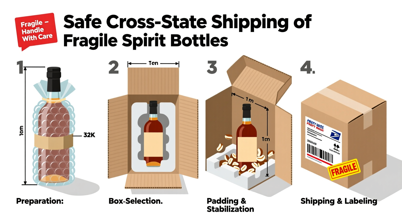 How To Safely Ship Fragile Spirit Bottles As Gifts Across States