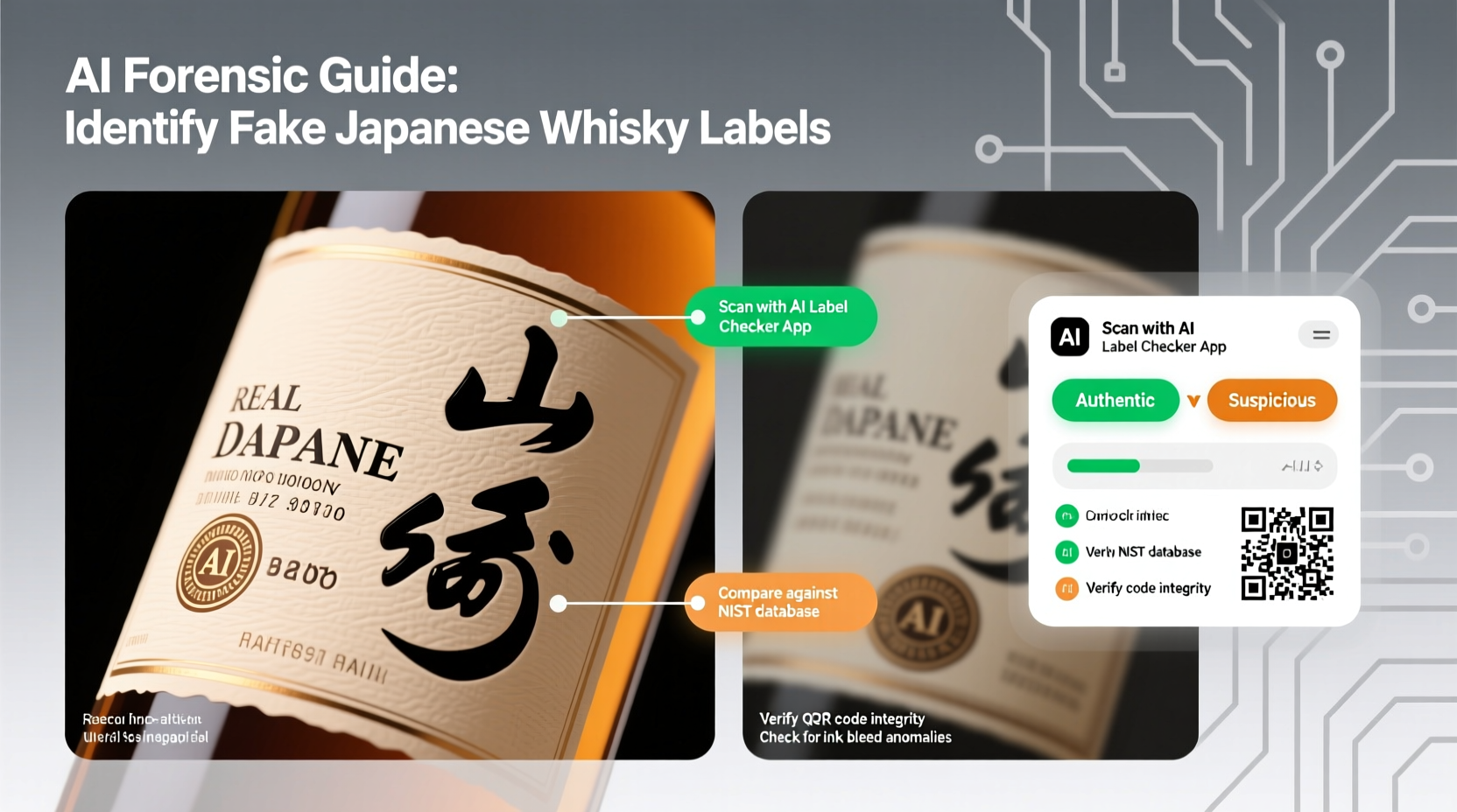 How To Use AI-powered Apps To Identify Counterfeit Japanese Whisky Labels