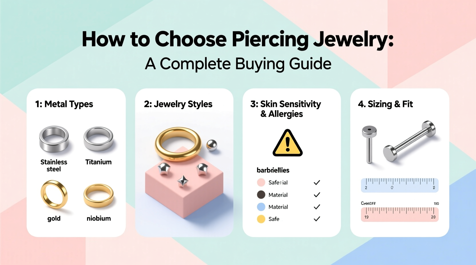 How to Choose Piercing Jewelry: A Complete Buying Guide