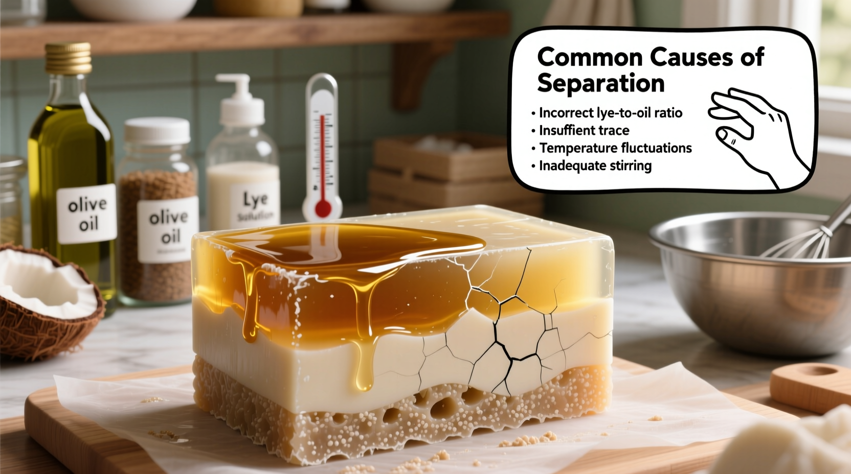 Why Is My Homemade Soap Separating During Curing Soapmaking Troubleshooting