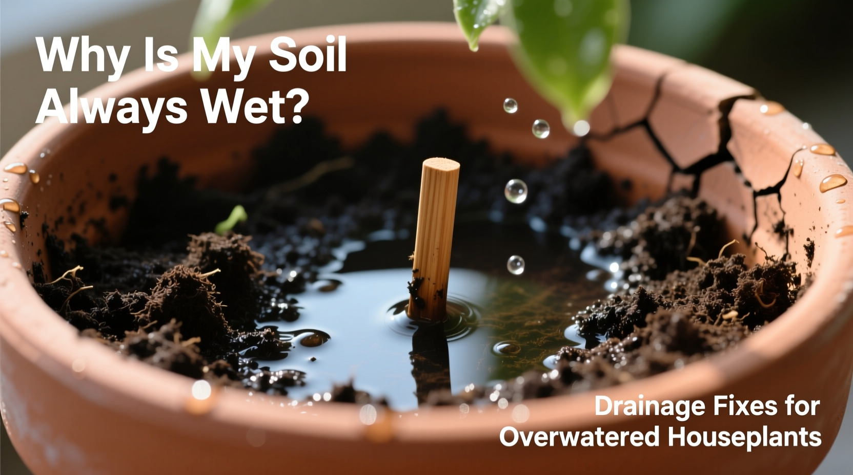 Why Does My Plant Soil Stay Wet For Days Drainage Fixes For Overwatered ...