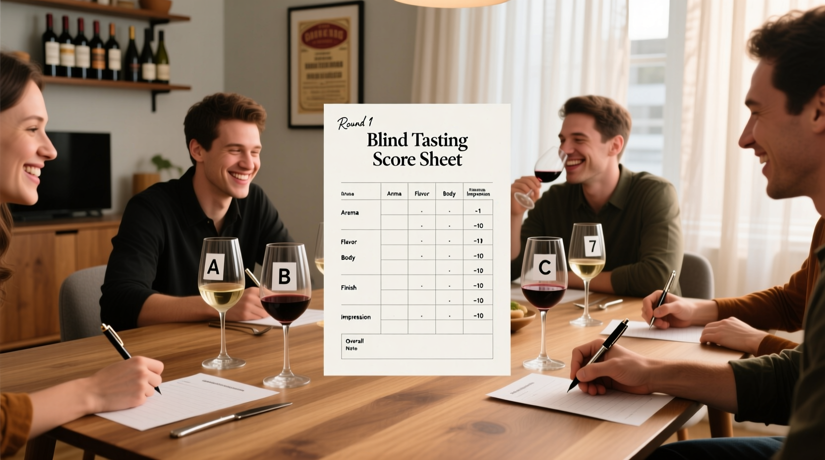 How To Host A Blind Tasting Party With Friends Scoring Sheets Included