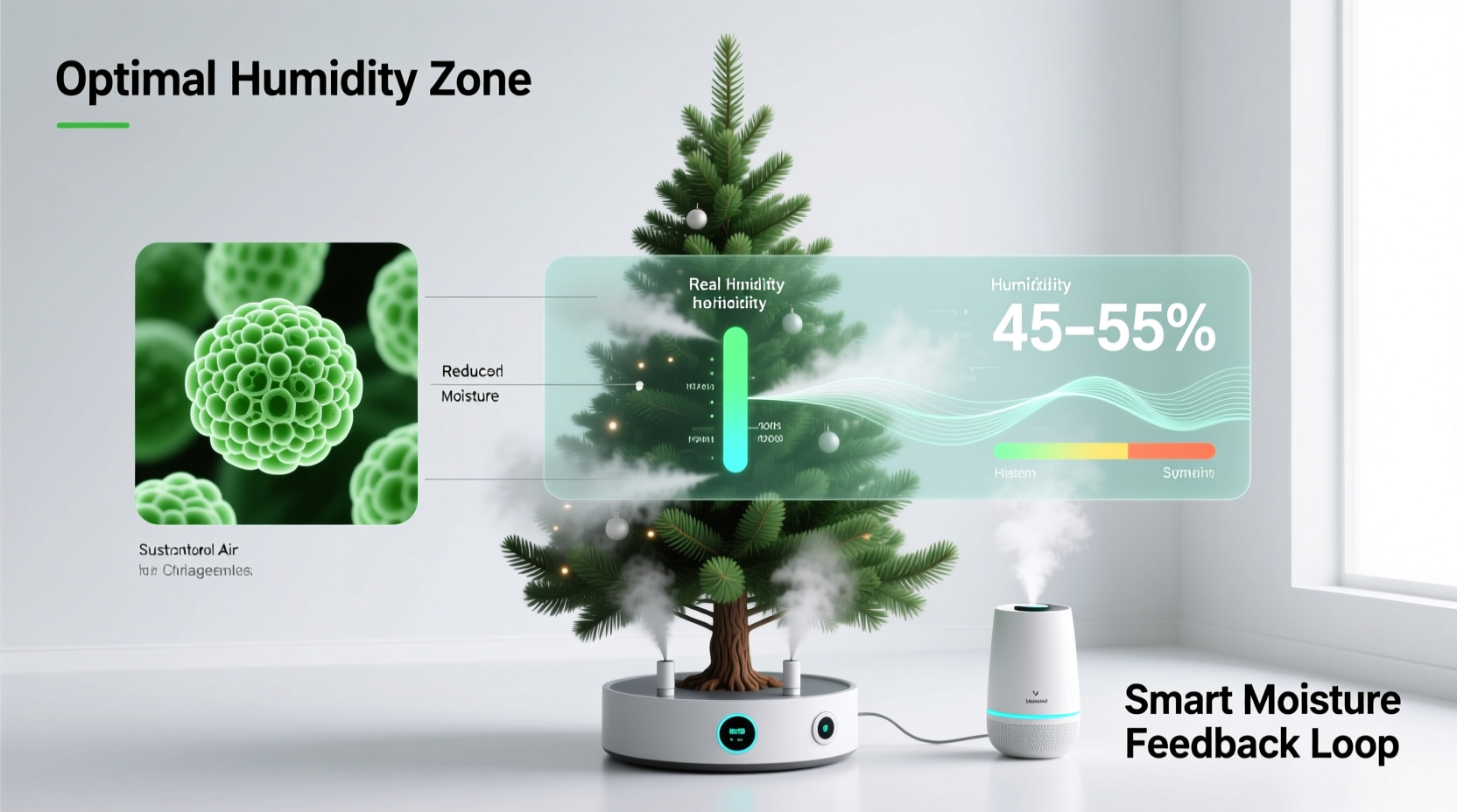 How To Prevent Christmas Tree Needle Shedding With Humidity Control Tech