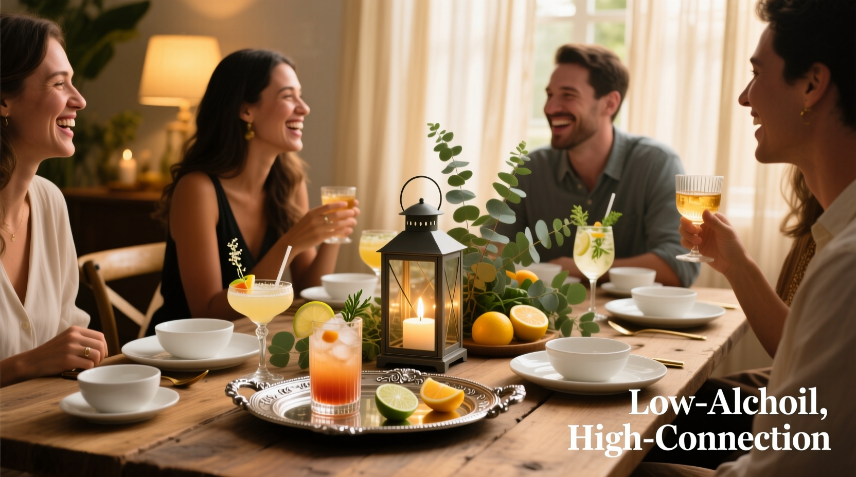 How To Host A Low-alcohol Dinner Party Without Disappointing Guests
