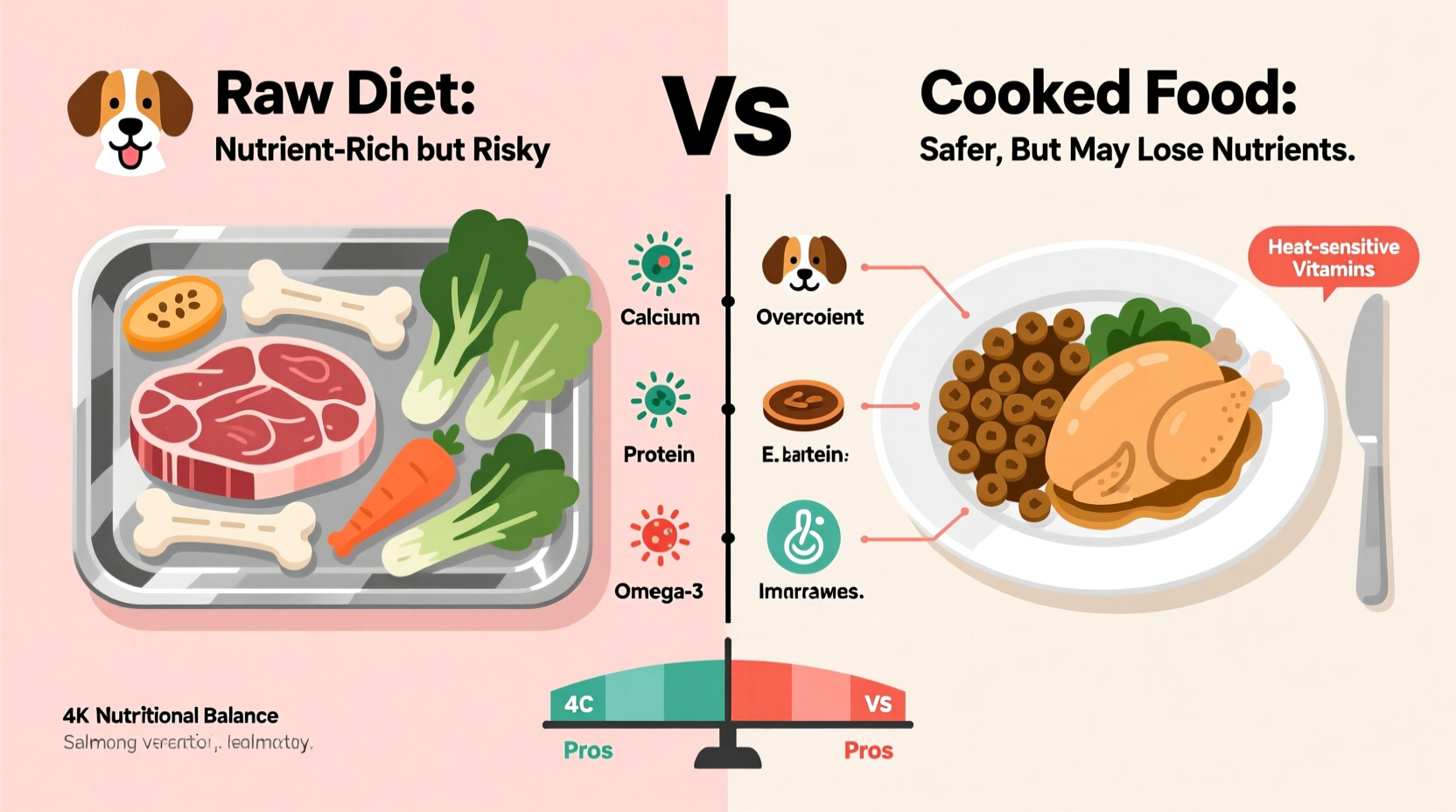 Raw Diet For Dogs Vs Cooked Food Safety Concerns And Nutritional Balance