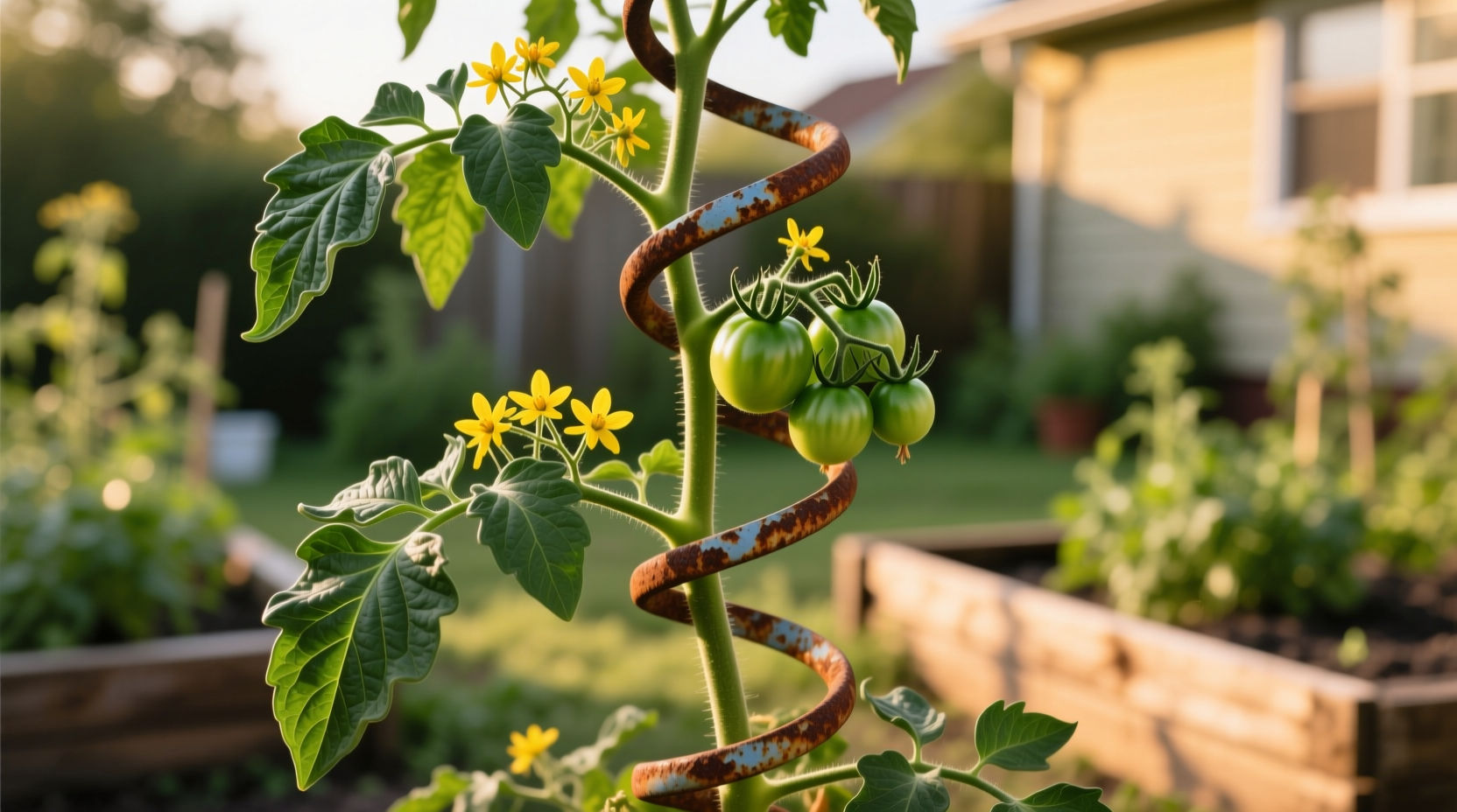 Tomato Spiral Plant Supports: Solusi Tegakkan Tanaman Tomat Tanpa Ribet