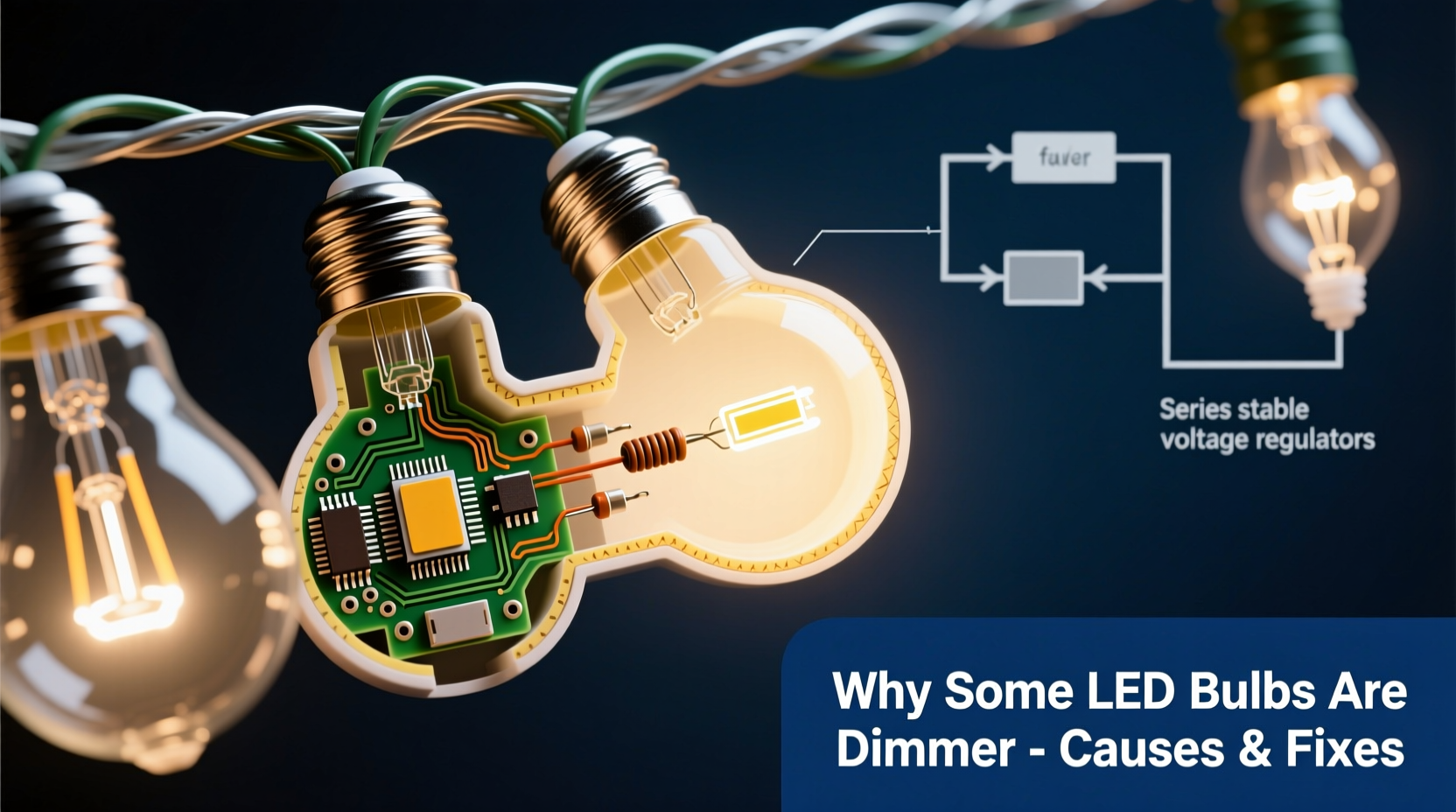 Why Are Some Christmas LED Bulbs Dimmer Than Others Causes And Fixes