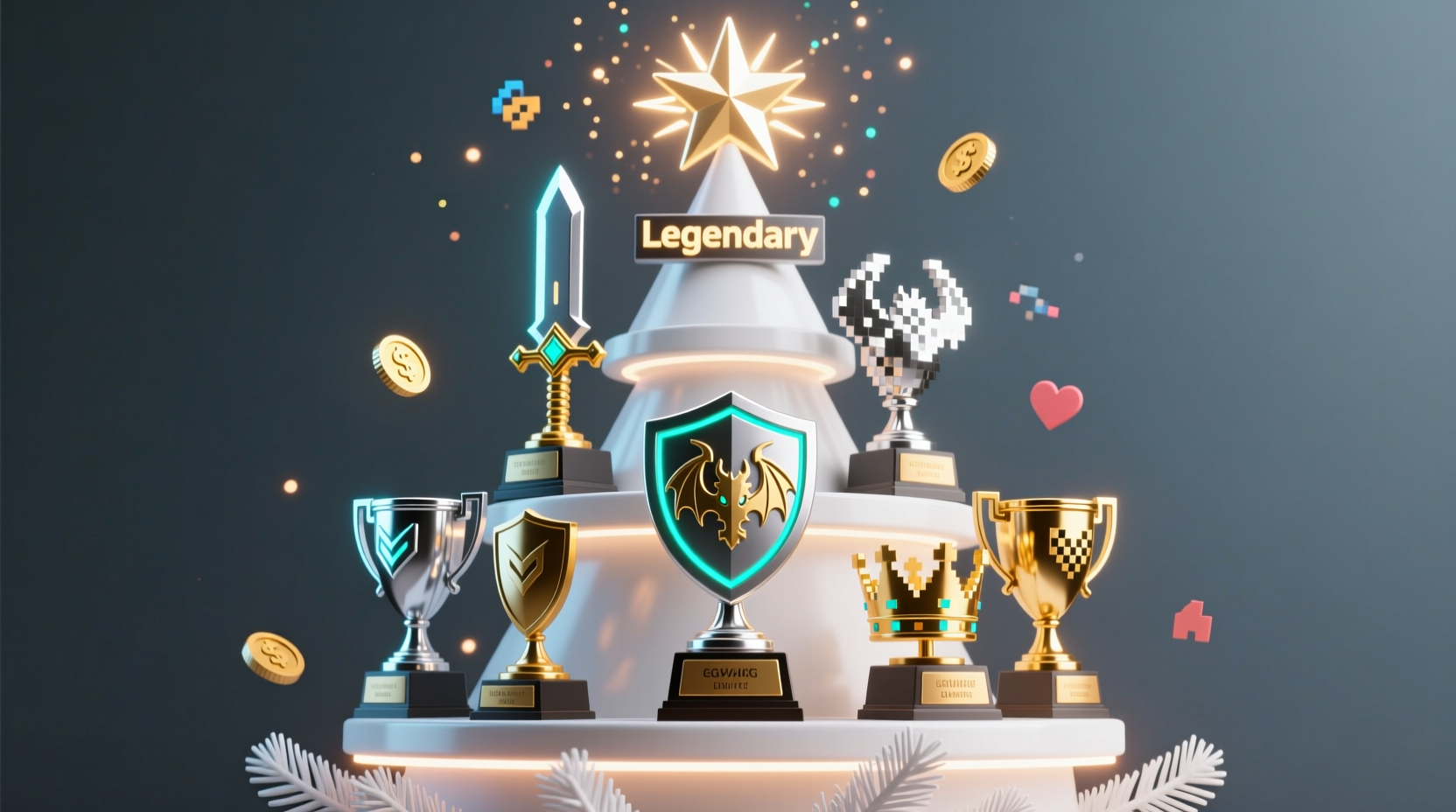 Can You Use Gaming Achievement Trophies As Unique Christmas Tree Toppers