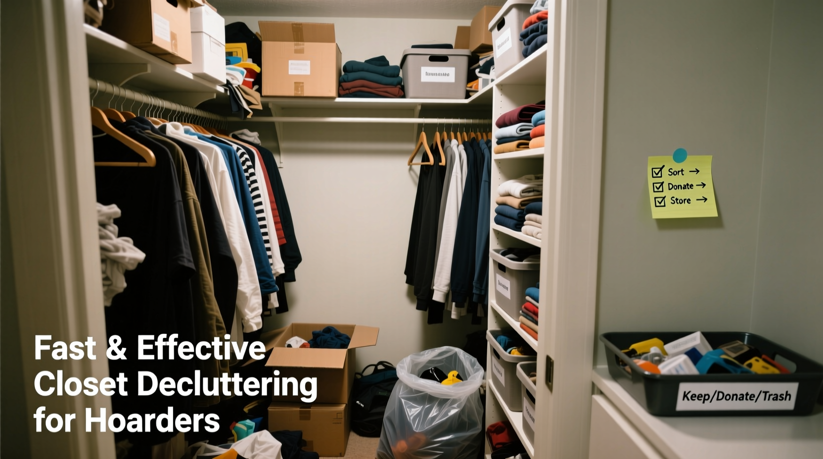 How To Declutter A Small Closet Fast Effective Strategies For Hoarders