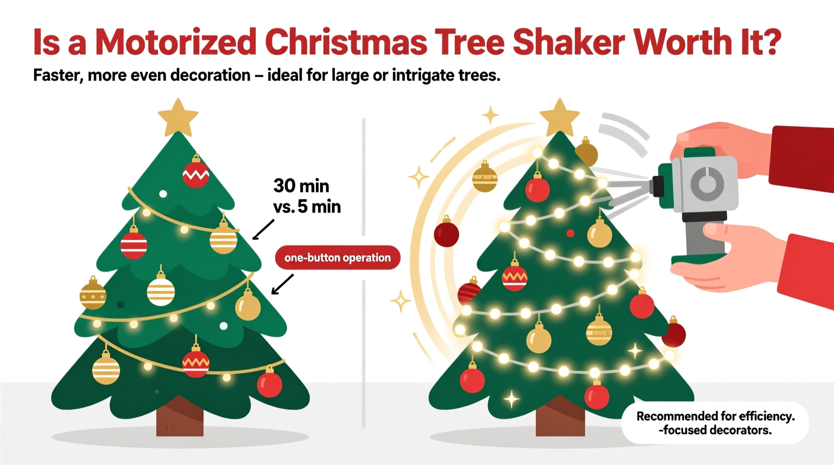 Is A Motorized Christmas Tree Shaker Worth It For Faster Decoration ...