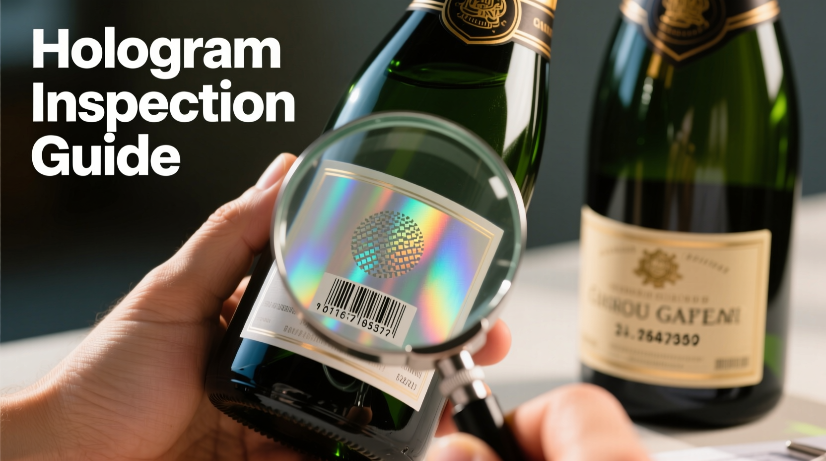 How To Spot Counterfeit Champagne Bottles Using Holograms And Batch Codes
