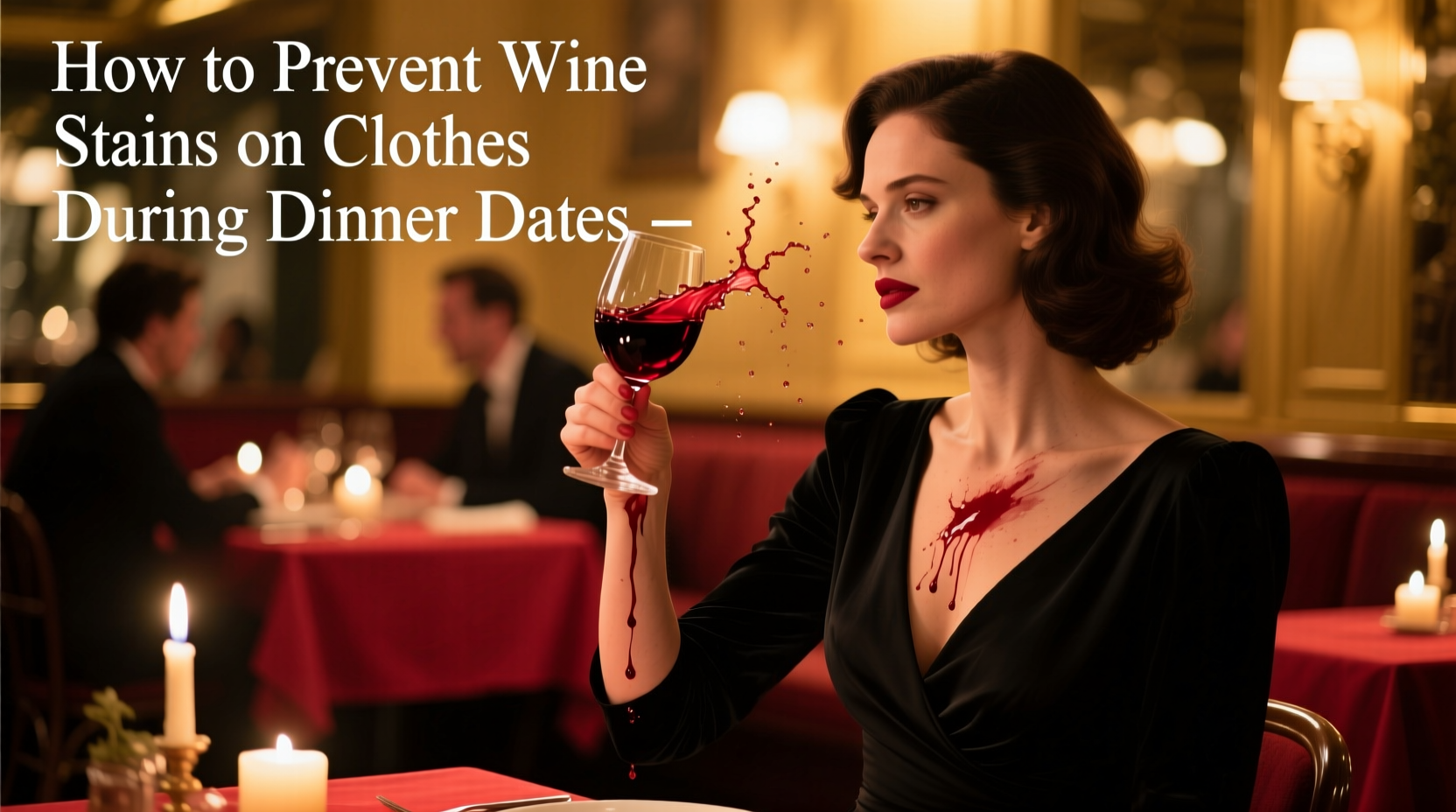 How To Prevent Wine Stains On Clothes During Dinner Dates