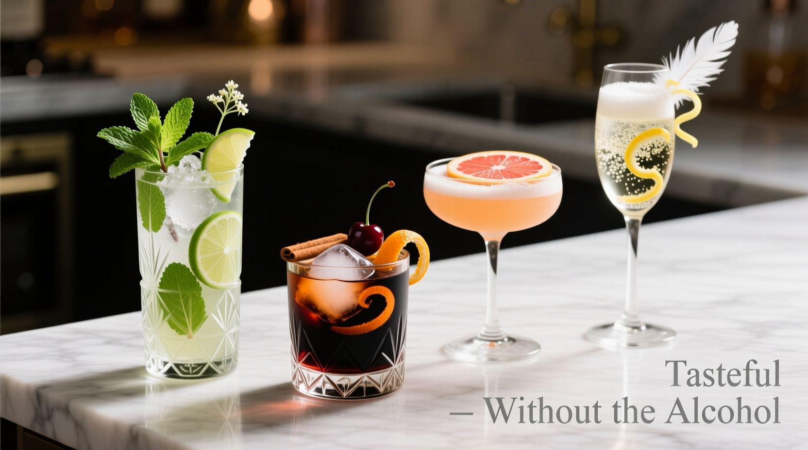 How To Make Alcohol-free Versions Of Classic Cocktails Tastefully