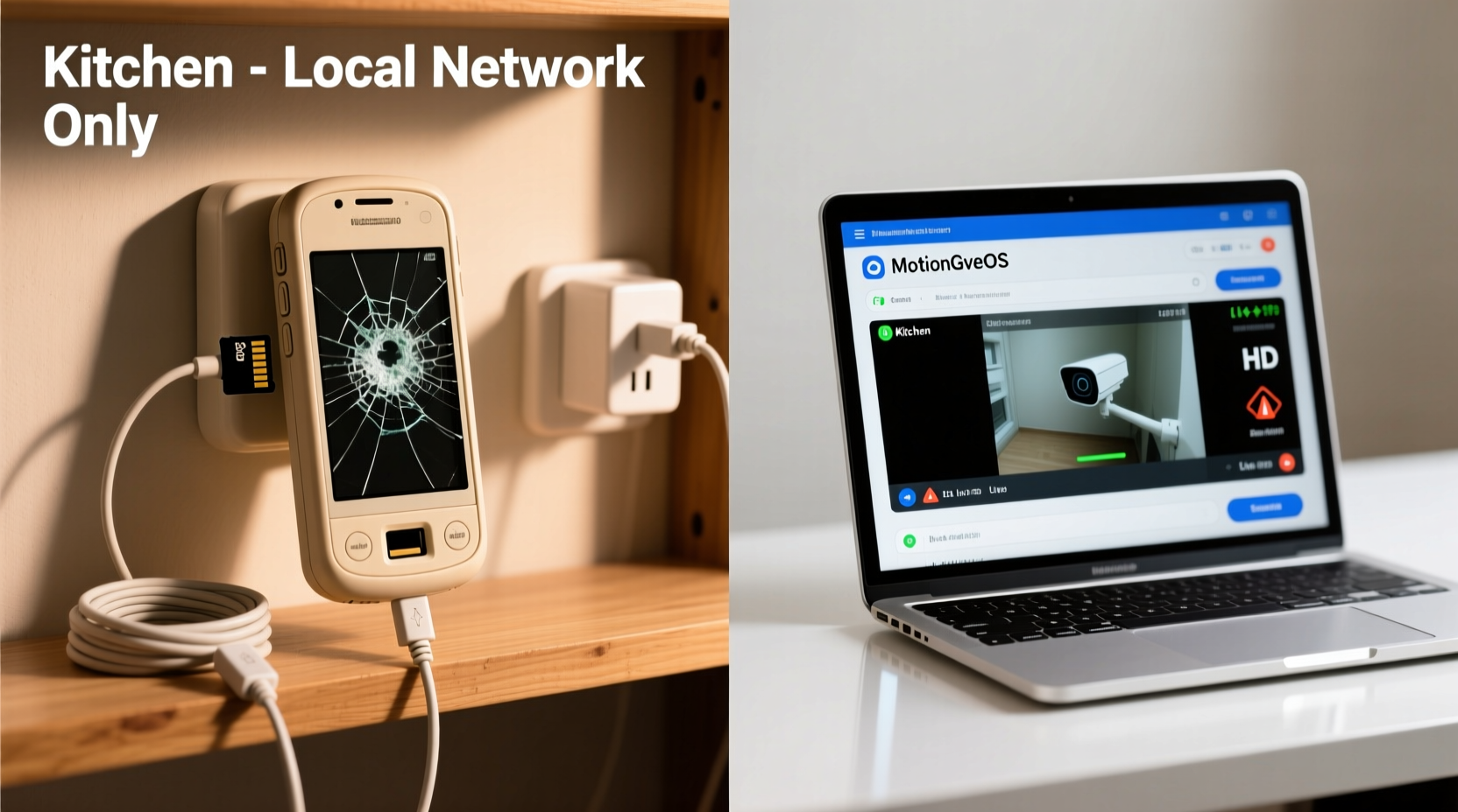 Repurpose Old Phone as Security Camera (No Cloud)