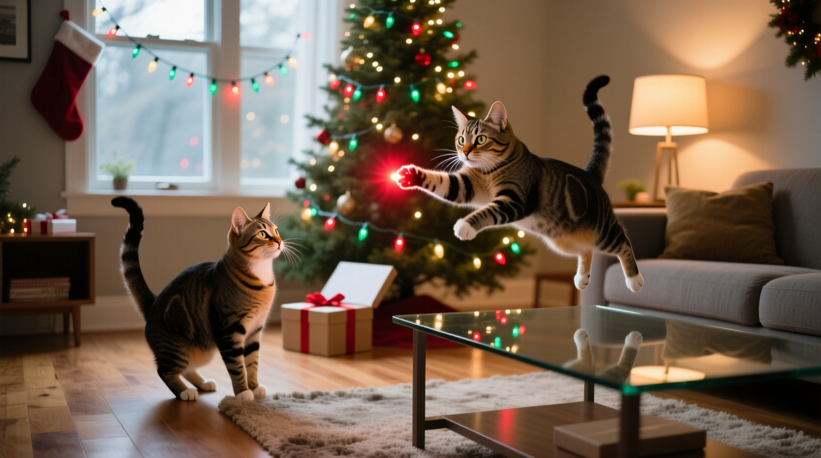 Why Do Some Cats Ignore Christmas Lights While Others Go Crazy Swatting ...
