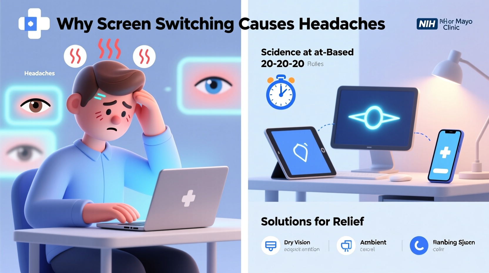 Why Do I Get Headaches When Switching Between Screens All Day Solutions