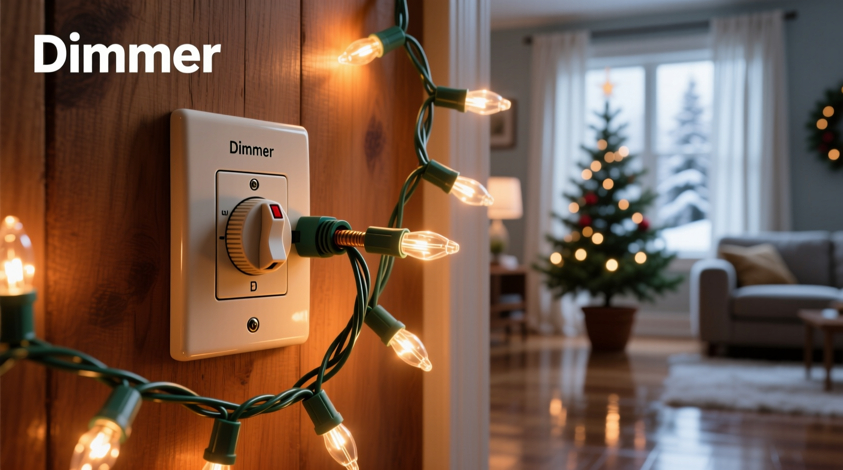 Can You Use A Dimmer Switch With Standard Christmas Light Strands