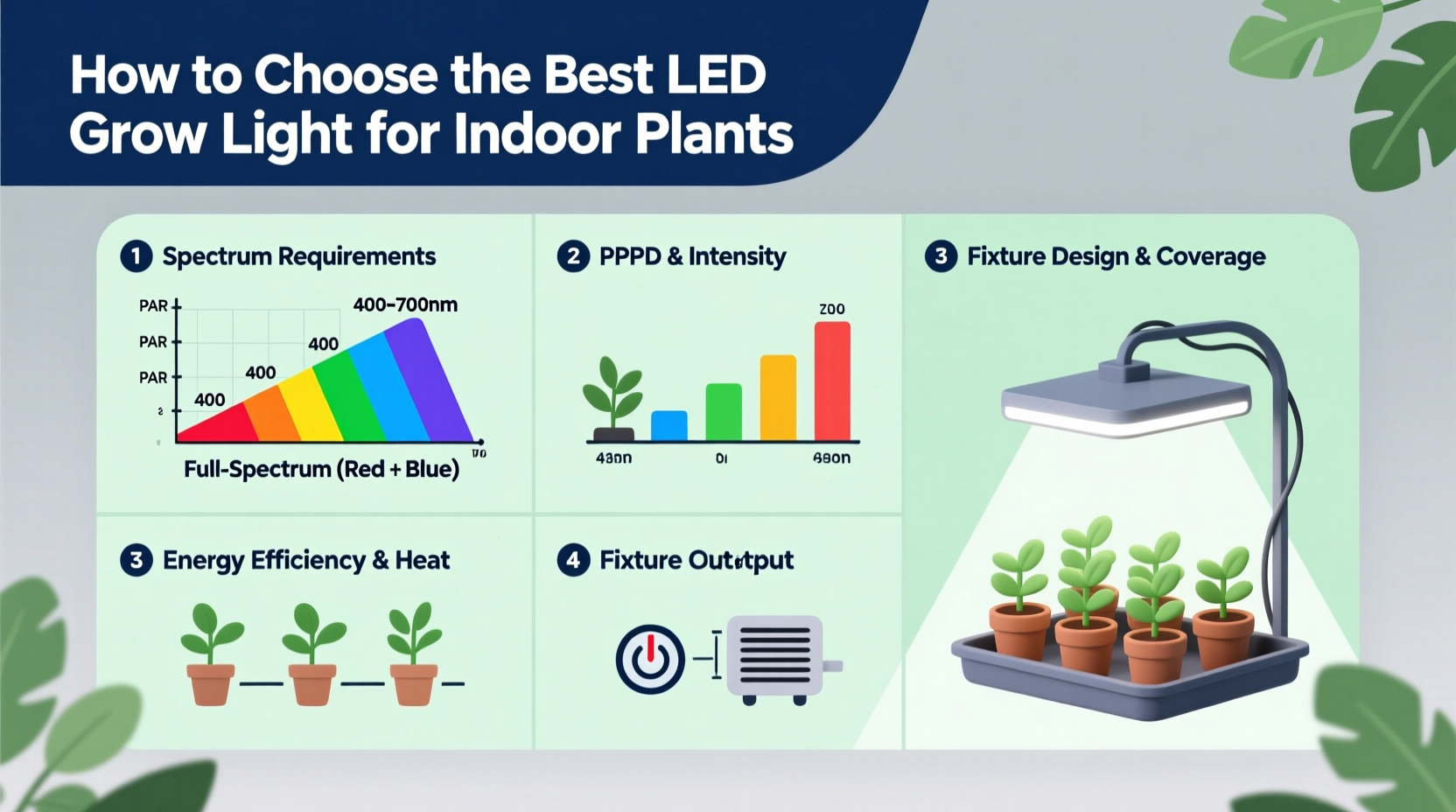 How to Choose the Best LED Grow Light for Indoor Plants
