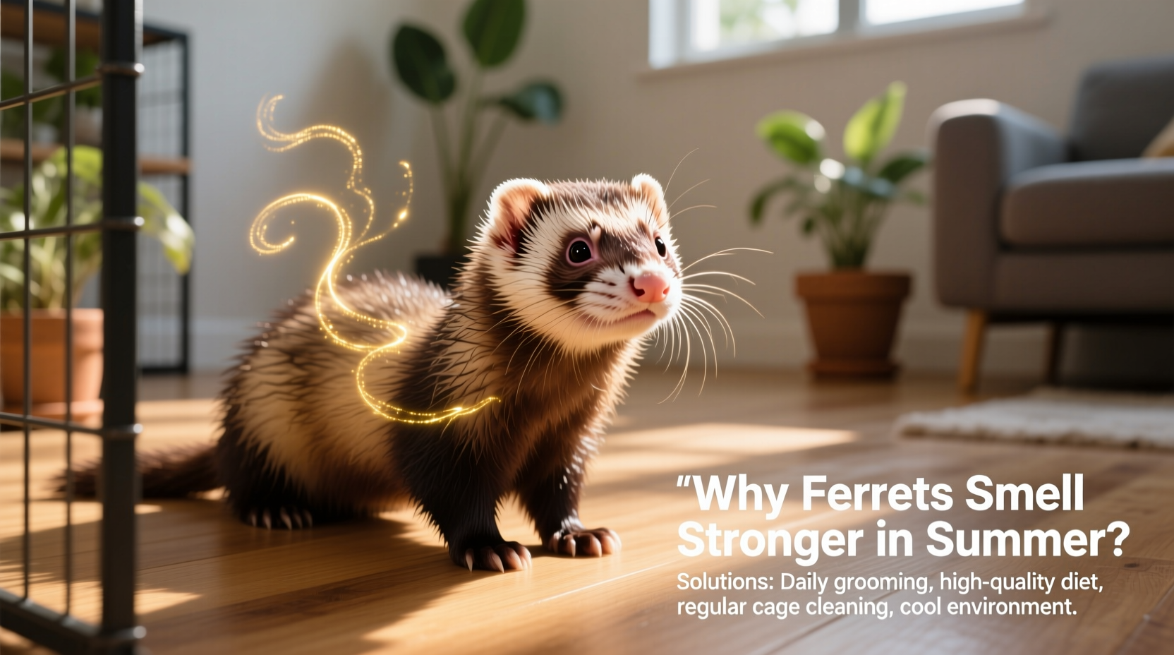Why Does My Ferret Smell Stronger In Summer And How To Reduce Odor