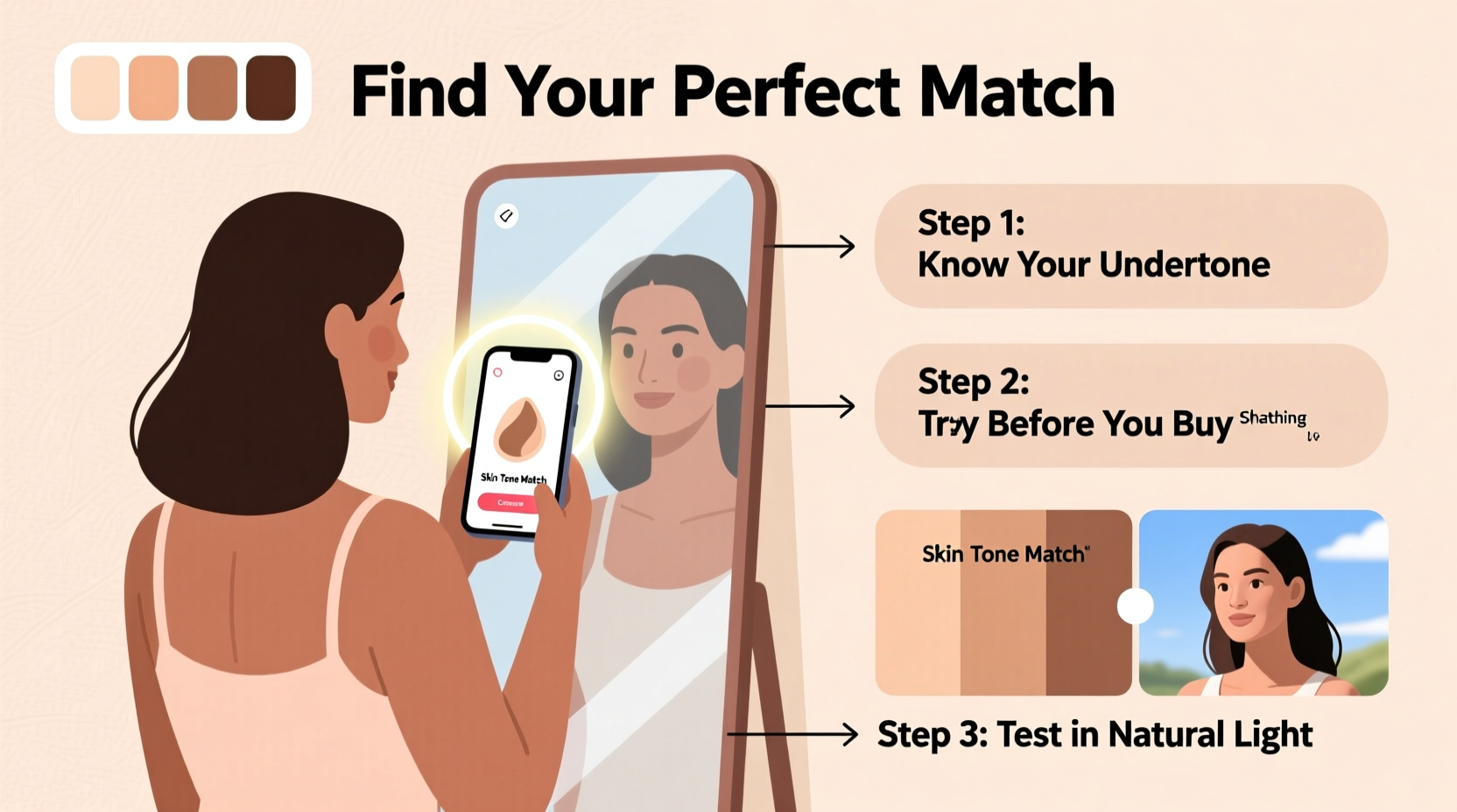 How To Choose The Right Foundation Shade Online Without Swatching In Store