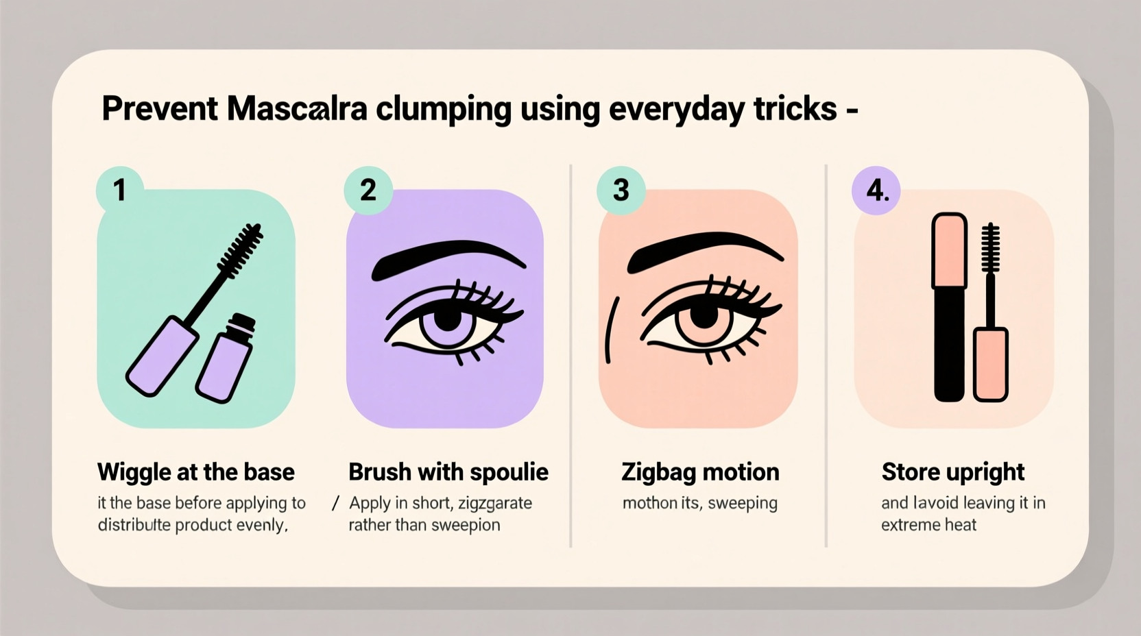 How To Prevent Mascara From Clumping Using Everyday Tricks