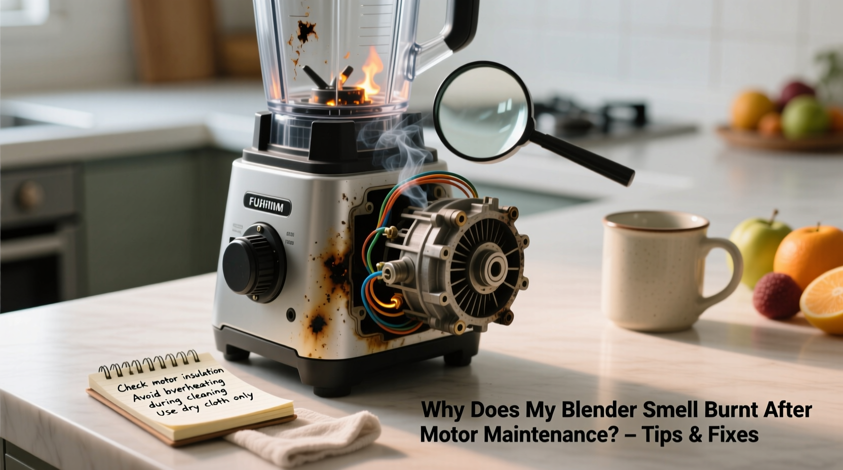 Why Does My Blender Smells Burnt After Smoothies Motor Maintenance Tips