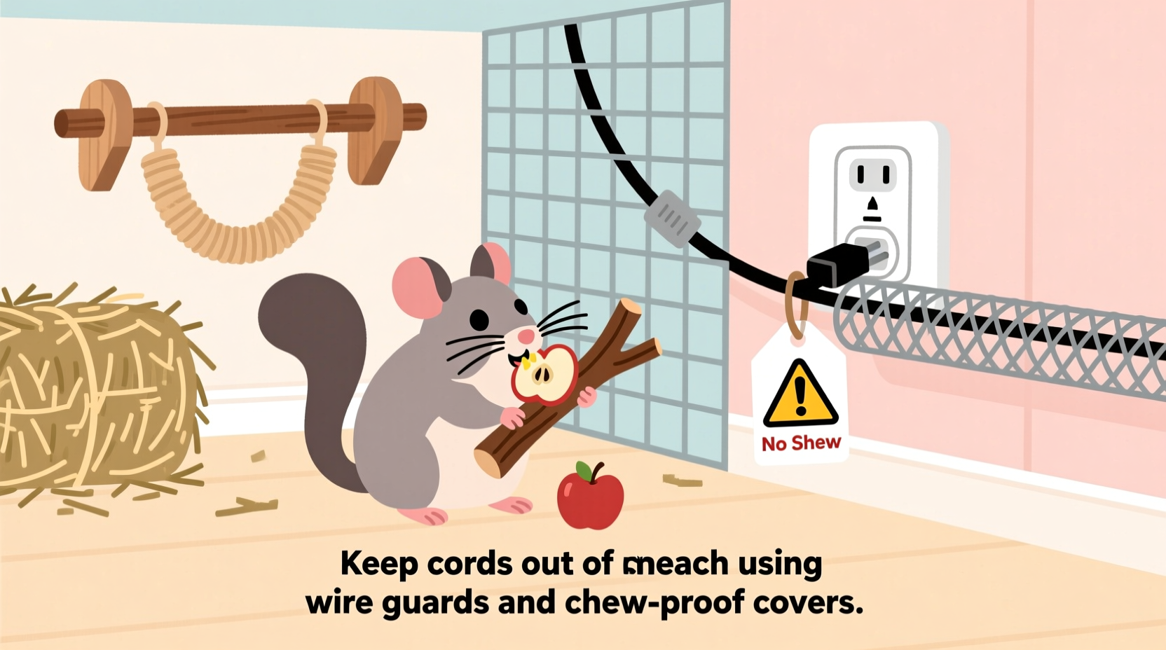 How To Stop Your Chinchilla From Chewing Electrical Cords Safely
