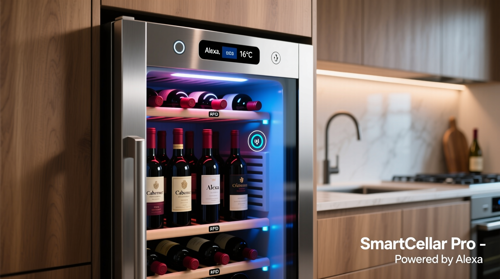 How To Build A Smart Wine Fridge That Integrates With Alexa And Tracks ...