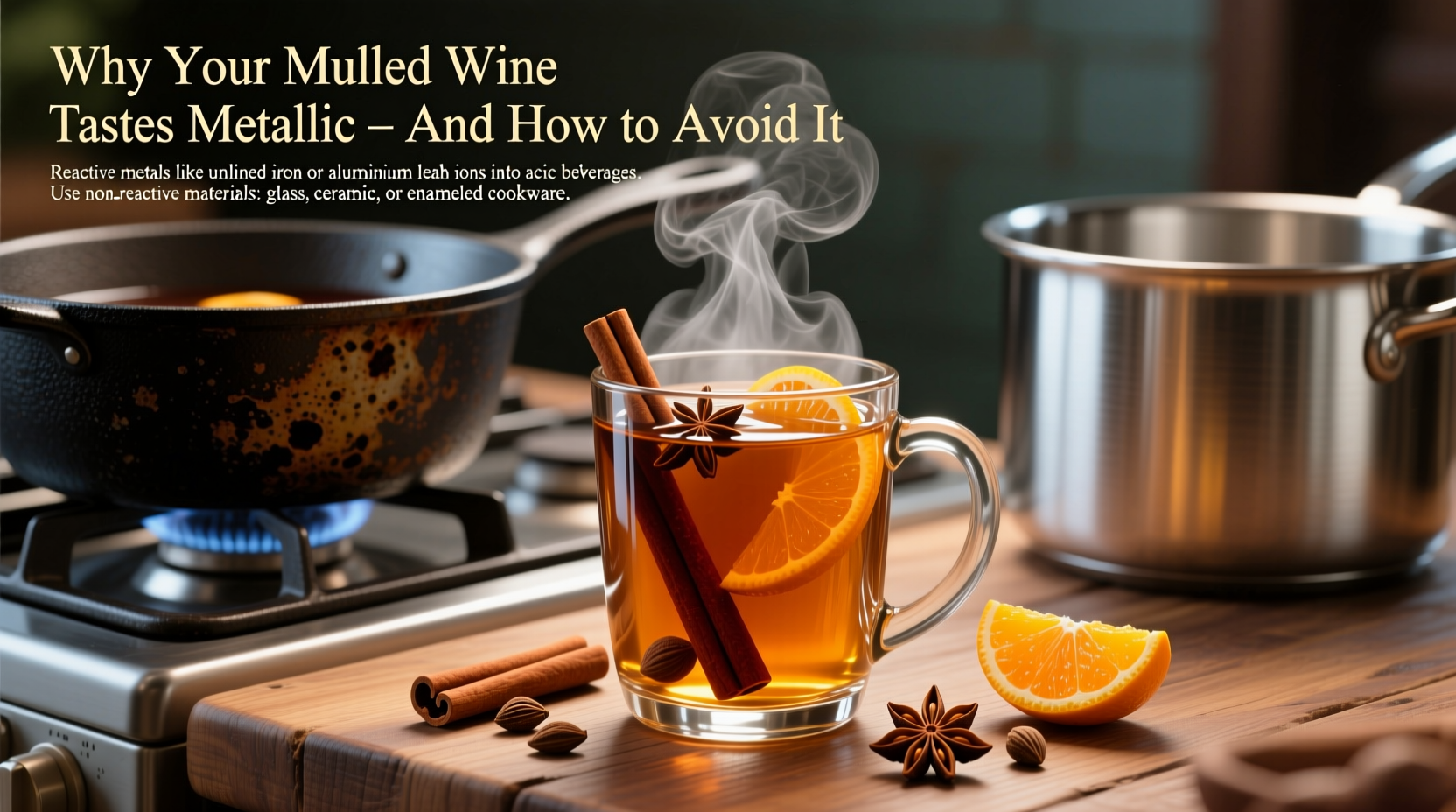 Why Does My Mulled Wine Taste Metallic And How To Avoid Reactive Pot ...